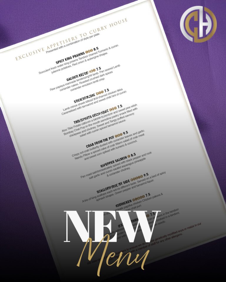 New Indian Menu 2025/26 | Weekday Dining & Christmas Meals – The Curry ...